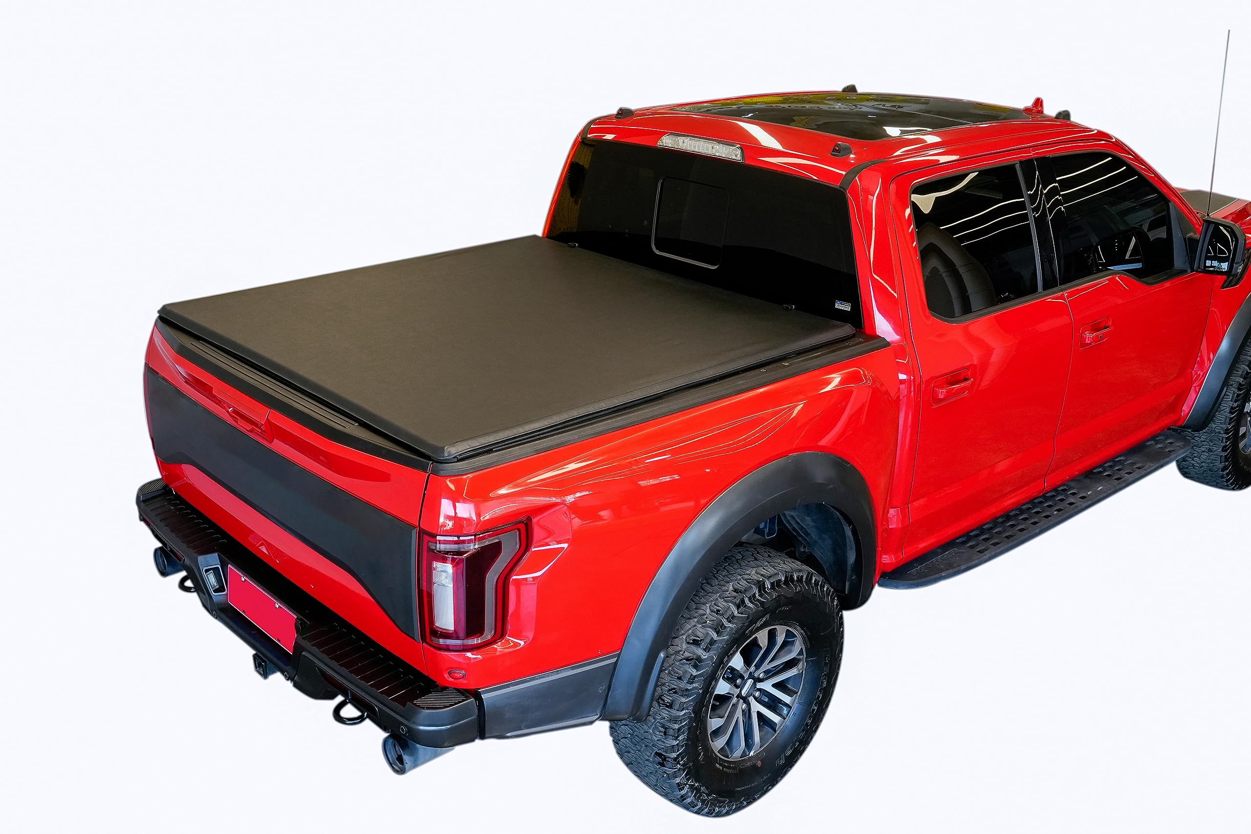 Lotyjonkk Soft Roll-up Truck Bed Tonneau Cover Compatible with 2016-2023 Toyota Tacoma SR5 Access cab 5'/60.5" Bed JG103