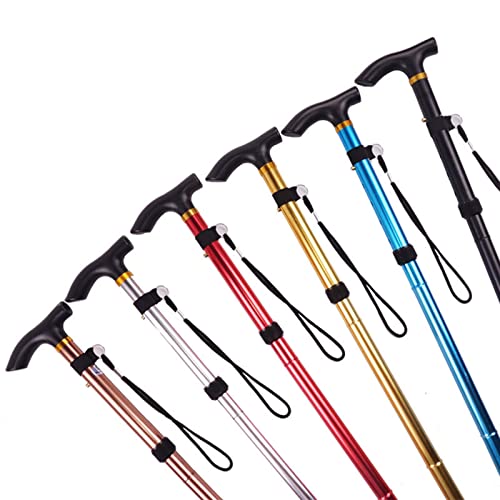 Trekking Poles Pack Adjustable Hiking Or Walking Sticks Strong Lightweight Aluminum Alloy Folding Trekking Pole Decoration for Indoor Outdoor