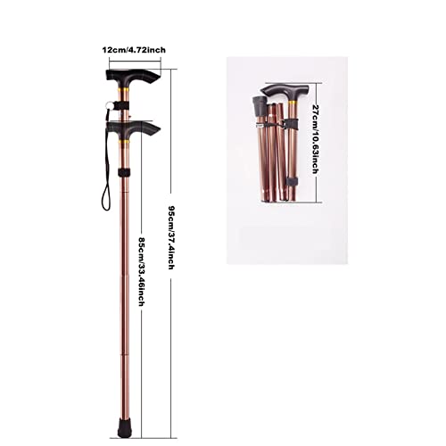 Trekking Poles Pack Adjustable Hiking Or Walking Sticks Strong Lightweight Aluminum Alloy Folding Trekking Pole Decoration for Indoor Outdoor