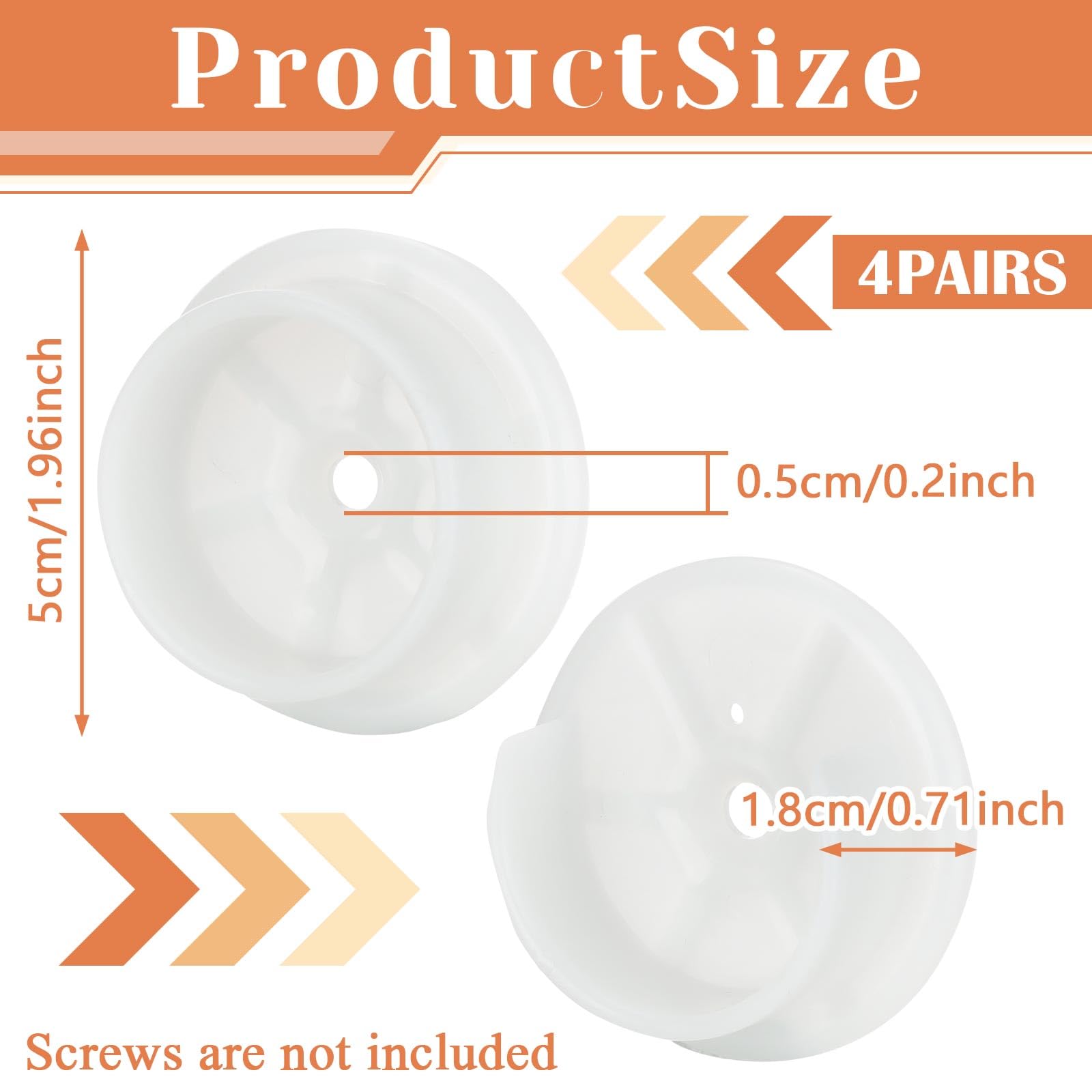 Amyhill Plastic Closet Pole Socket White Closet Rod Holders Rod Bracket Shower Holders Wardrobe Tube Support for Bathroom Curtain Clothing Store, 1-3/8 Inch(32 Pcs)