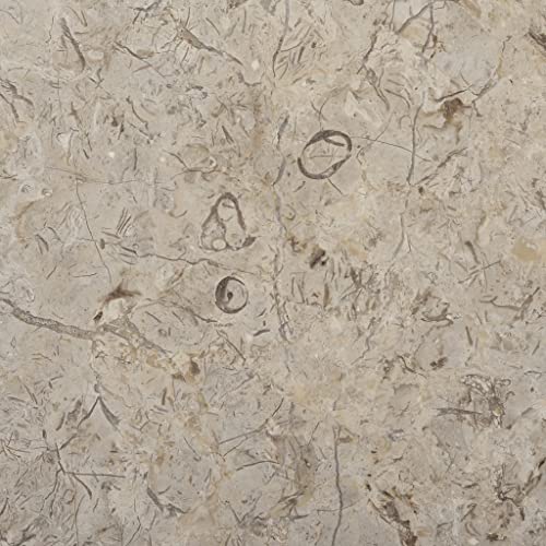 YUHI-HQYD Table Top,Dining Table,Round Table Top,for Kitchen,Dinner Room, Gray 19.7"x1" Marble