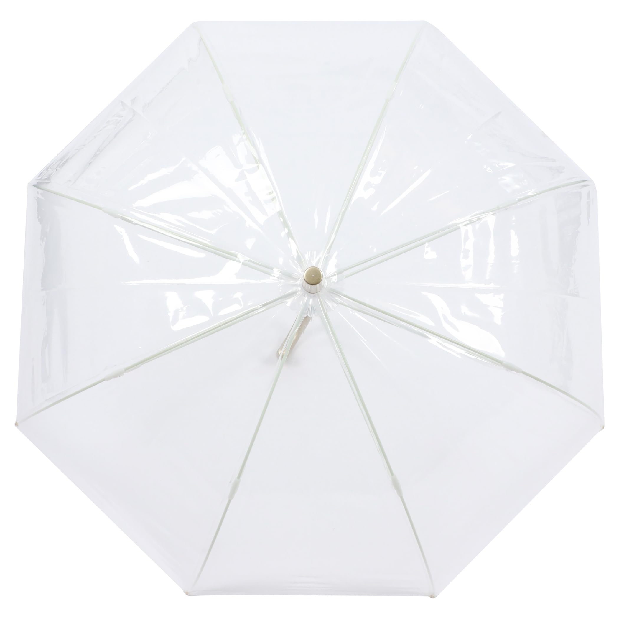 Capelli New York Adult Umbrella, Clear Umbrella for Rainy Days, Travel Essentials, Must-Have College Dorm Essentials, Clear