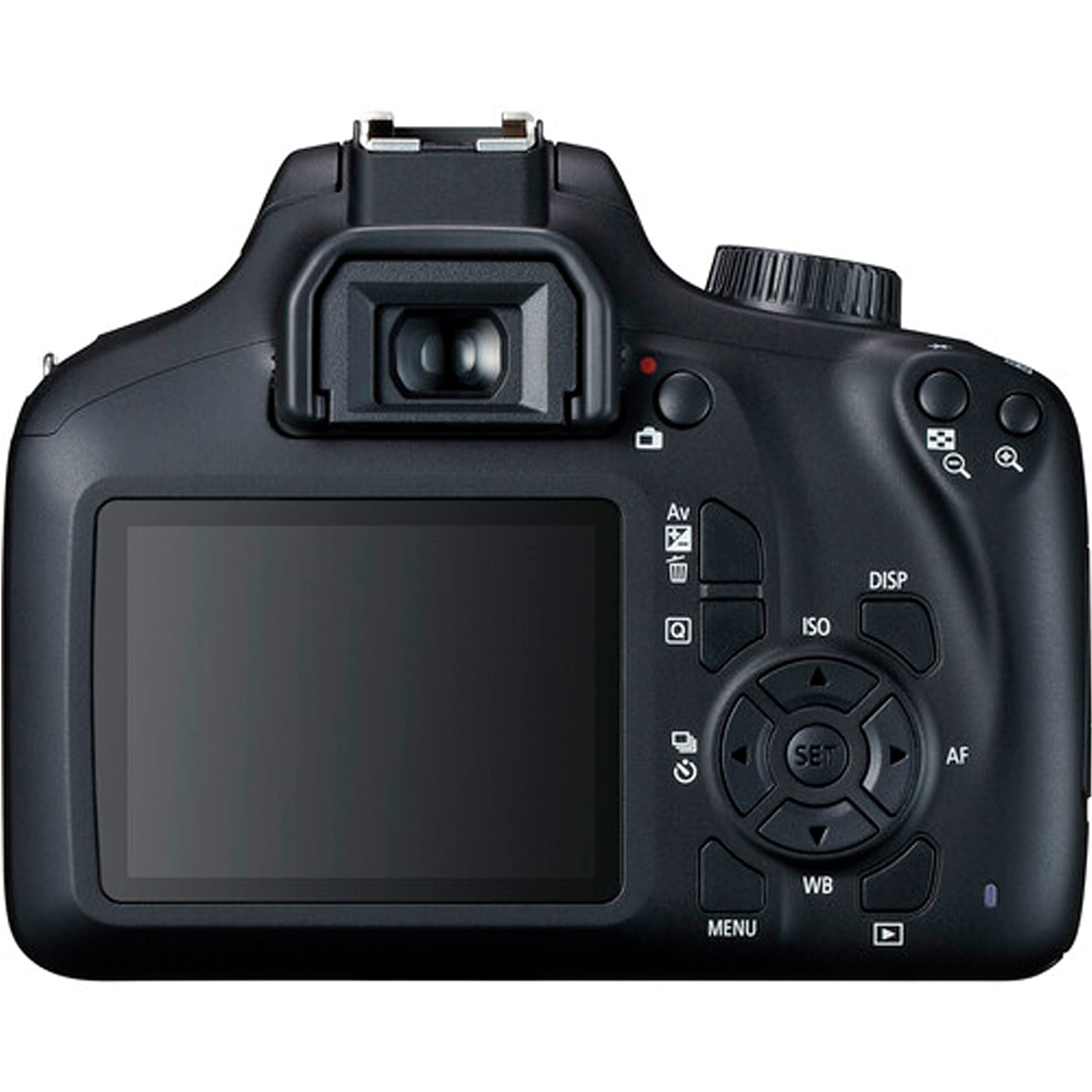 Canon EOS Rebel T100 DSLR Camera w EF-S 18-55mm f/3.5-5.6 III Lens + 2X 64GB Memory + Case + Filters + Tripod + More (35pc Bundle) (Renewed)