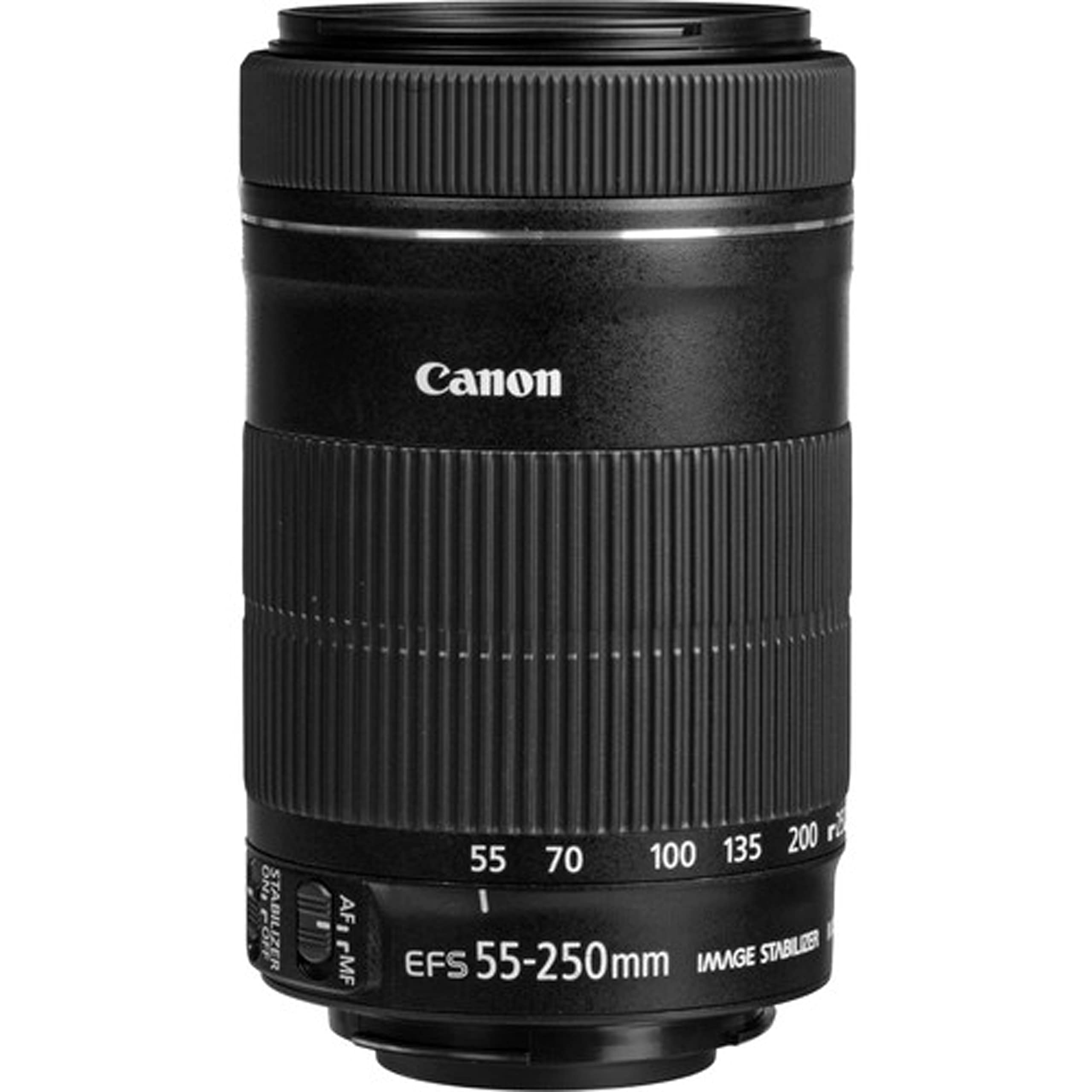 Canon EOS Rebel T100 DSLR Camera w EF-S 18-55mm f/3.5-5.6 III Lens + EF-S 55-250mm f/4-5.6 is STM Lens + 2X 64GB Memory + Case + Filters + Tripod + More (35pc Bundle) (Renewed)