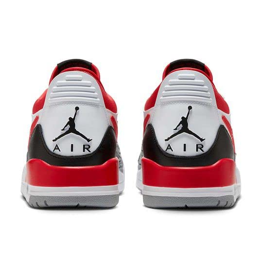 NIKE Air Jordan Legacy 312 “Chicago” Men's Trainers CD7069 (White/Black/Wolf Grey/Fire Red 160), White Black Wolf Grey Fire Red, 11.5