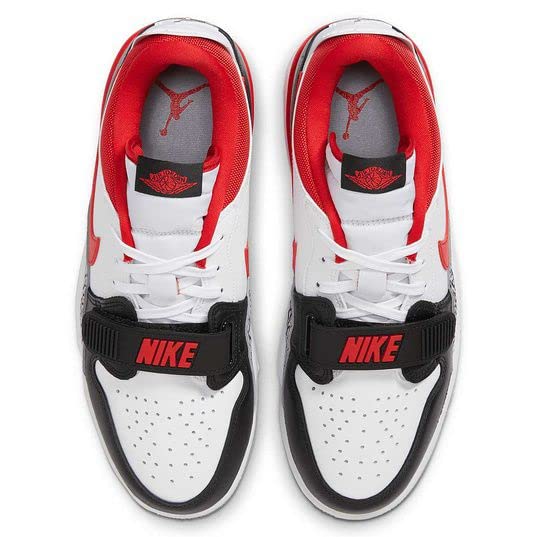 NIKE Air Jordan Legacy 312 “Chicago” Men's Trainers CD7069 (White/Black/Wolf Grey/Fire Red 160), White Black Wolf Grey Fire Red, 11.5