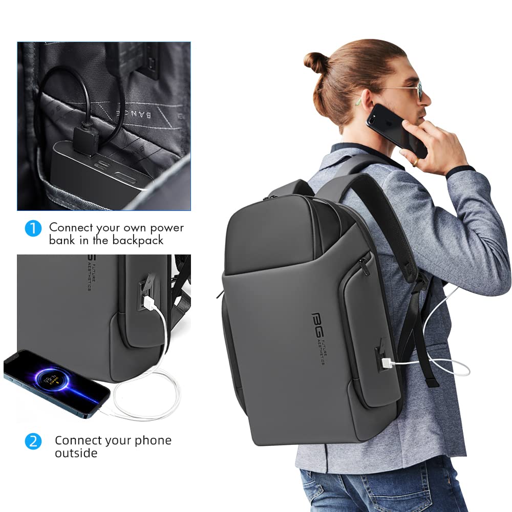 BANGE Smart Business Backpack, Laptop Backpack Fits for 15.6 INCH, Waterproof Travel Back Pack, Fashion Casual Daypack for Men and Women…