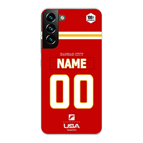 Football Phone Case Kansas City USA Customize Your Name and Number Silicone Transparent - Compatible iPhone and Samsung (Samsung Galaxy A04)