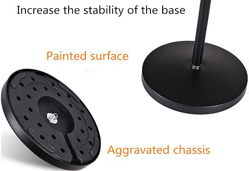 Metal Floor Lamp, Adjustable Architect Swing Arm Standing Lamp with Heavy Duty Base, Eye-Caring Reading/Drawing Lamp with On/Off Switch for Living Room, Bedroom, Study Room, Office