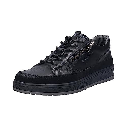 bugatti Men's Denim lace Shoes, Black, 11