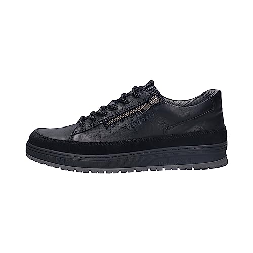 bugatti Men's Denim lace Shoes, Black, 11