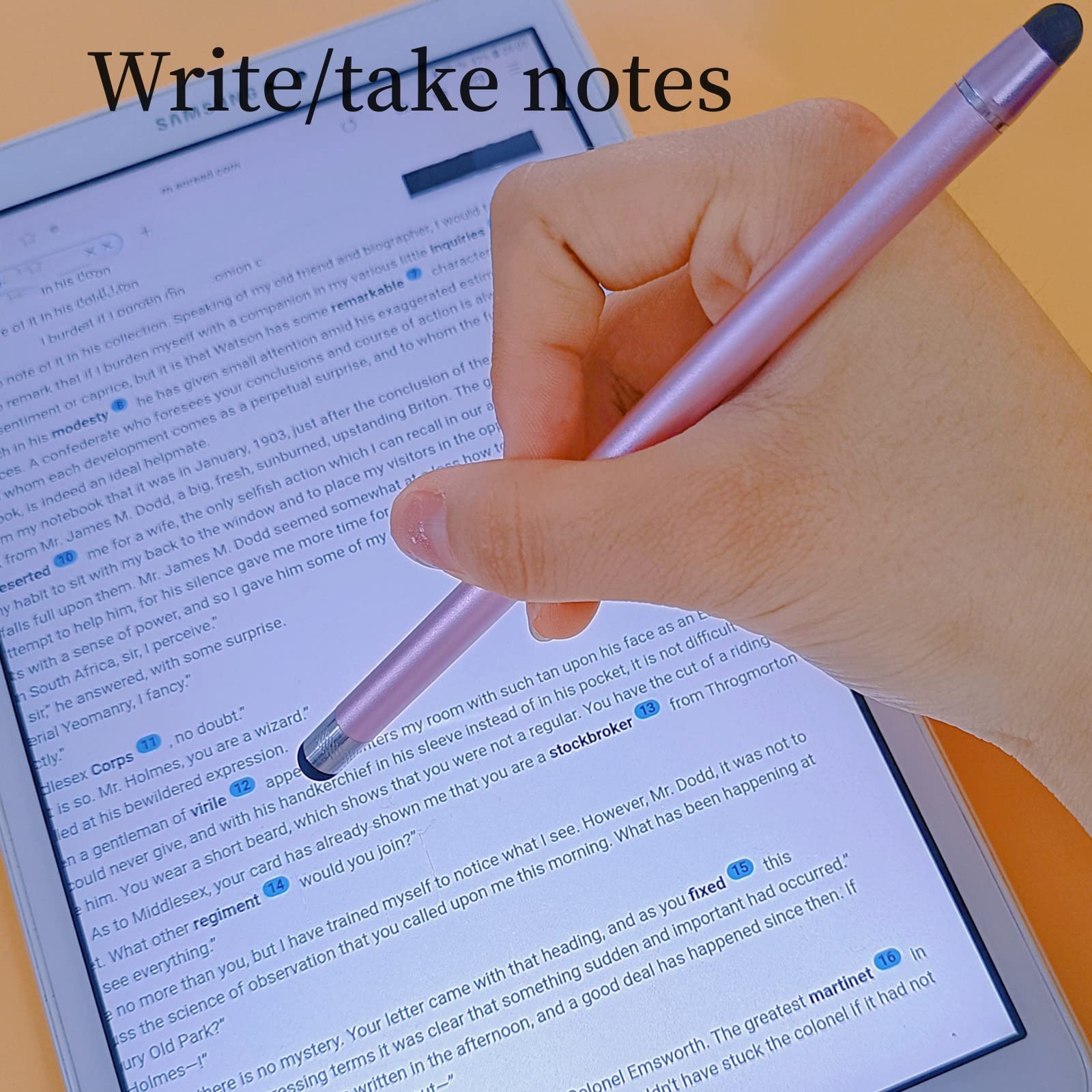 Stylus Pen for Touch Screens, 6-Pack Stylus Pens High Sensitivity & Precision Capacitive Stylus for iPhone/iPad Pro/Tablets/Samsung/Galaxy/PC