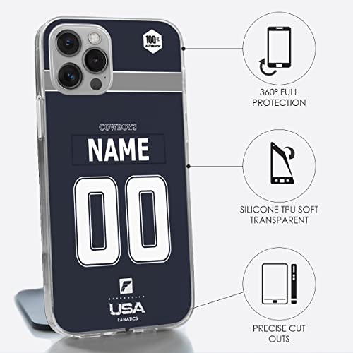 Football Phone Case Dallas Texas USA Design Silicone Transparent - Compatible iPhone and Samsung (Samsung Galaxy A04)