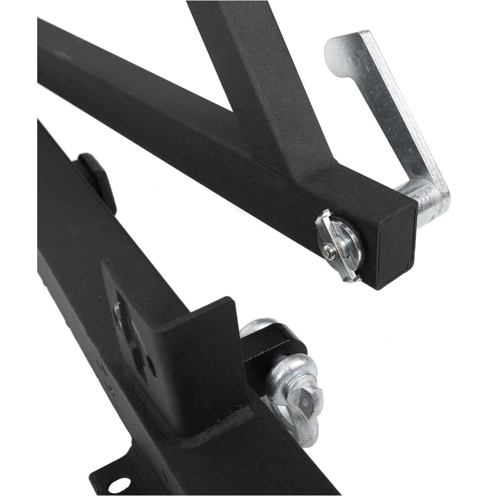 YUFUDE Rear Bumper with Tire Carrier & D-Ring Fits YJ & TJ (Black, Iron Steel),Easy to install,Free return