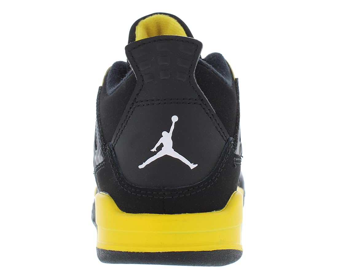 Jordan 4 Retro Little Kids Shoes Size - 13 Black/White