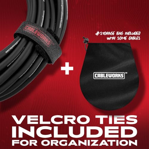 Cableworks By Gator Cases Composer Series Deluxe 100 Foot XLR Microphone Cable, (GCWC-XLR-100)