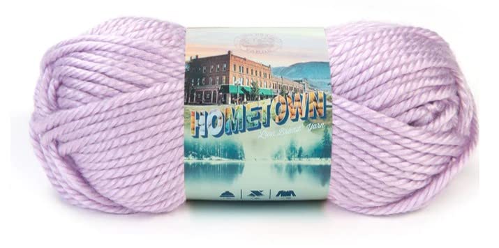 Lion Brand Yarn - Hometown - 6 Skein Assortment with Needle Gauge (Beach Ball)