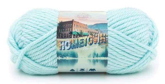 Lion Brand Yarn - Hometown - 6 Skein Assortment with Needle Gauge (Beach Ball)