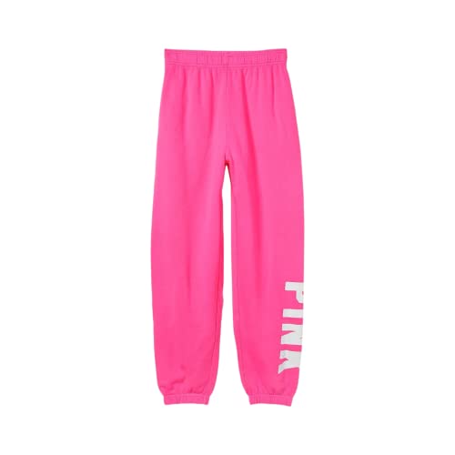 Victoria's Secret Pink Fleece Baggy Campus Sweatpants, Women's Sweatpants, Multi (XL)