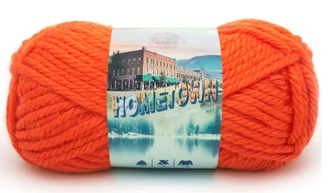 Lion Brand Yarn - Hometown - 6 Skein Assortment with Needle Gauge (Beach Ball)