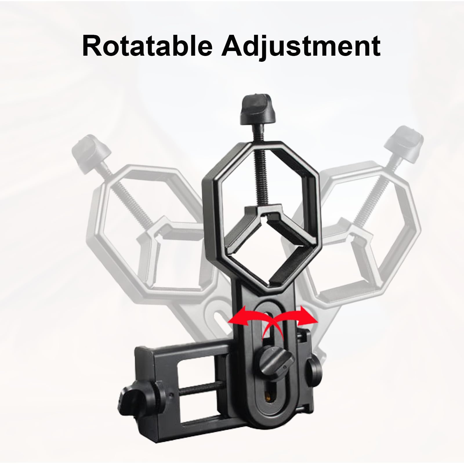 Amblee Smartphone Telescope Adapter Mount - Universal Smartphone Adapter for Telescope, Binoculars, Monoculars, Spotting Scopes, Microscope, Compatible with iPhone, Samsung, and More