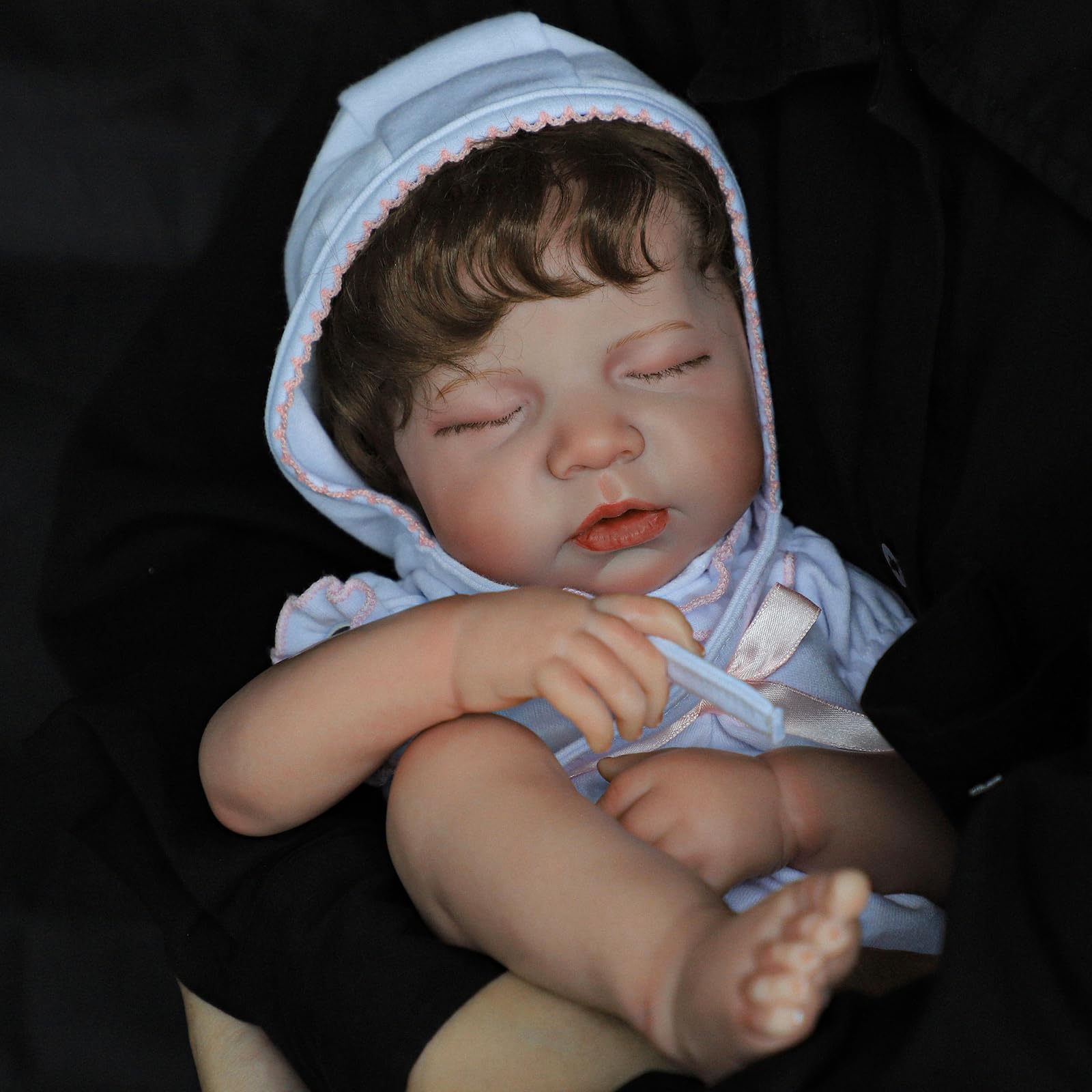 COSYOVE Reborn Baby Dolls - 19 Inches Lifelike Sleeping Baby Dolls Girl with Realistic Soft Cloth Body-Newborn Baby Doll Gift Set for Kids Age 3+ Outlet