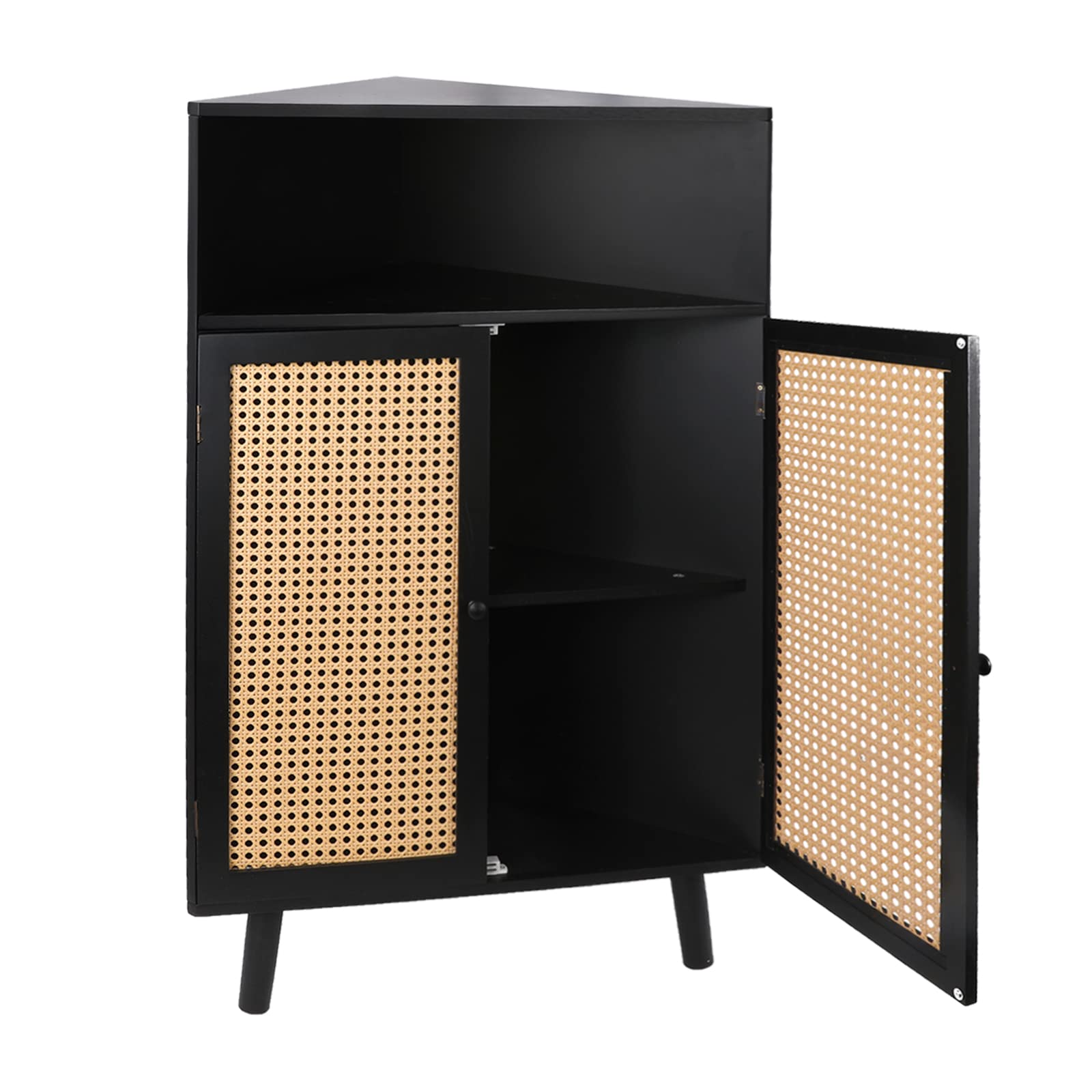 ZYBT Corner Cabinet Organizer with Doors