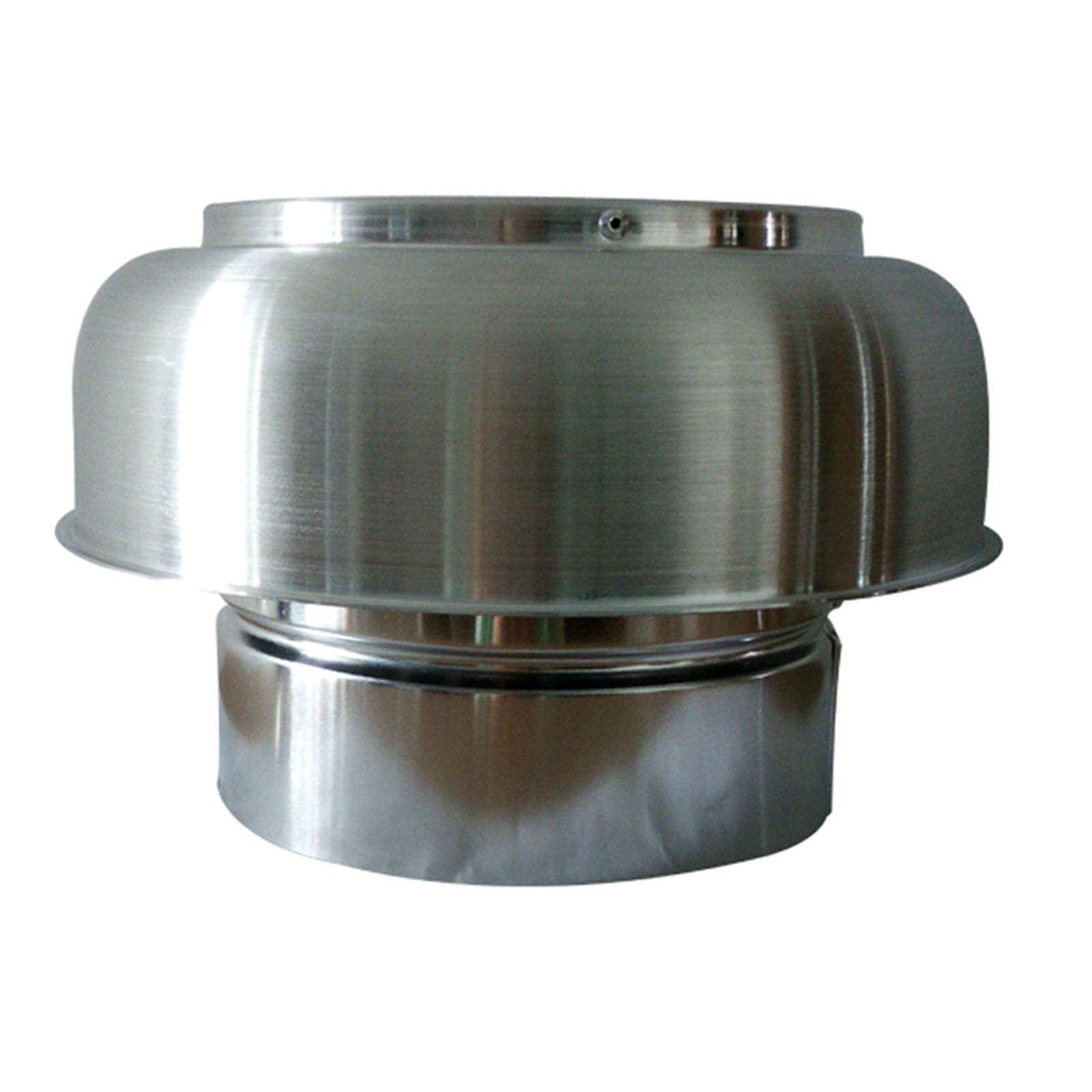 BOHHO Chimney Cap Aluminum Exterior Wall Exhaust Vent Hood Mushroom Head Wind Mask Roof Line Cover, 8in