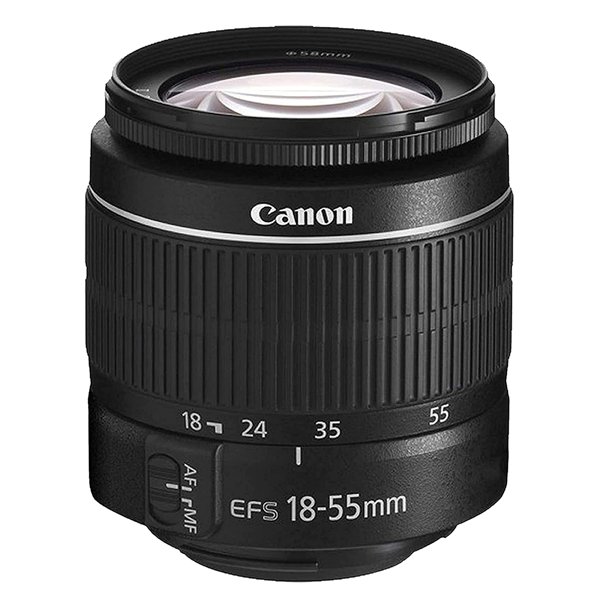 Canon EOS 4000D (Rebel T100) DSLR Camera w/Canon EF-S 18-55mm f/3.5-5.6 III Lens + 2X 64GB Memory + Case + Filters + Tripod + More (35pc Bundle)