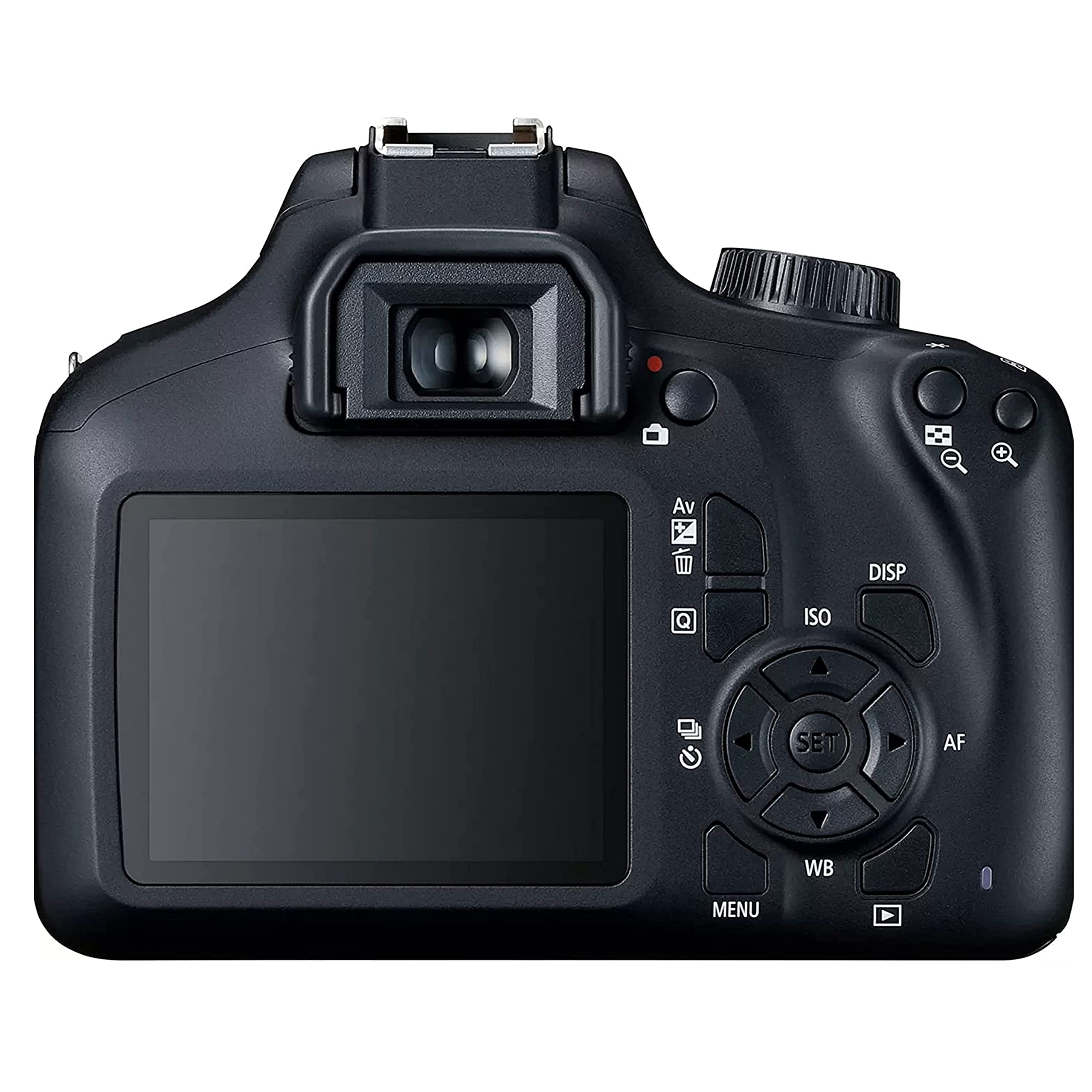 Canon EOS 4000D (Rebel T100) DSLR Camera w/Canon EF-S 18-55mm f/3.5-5.6 III Lens + 2X 64GB Memory + Case + Filters + Tripod + More (35pc Bundle)