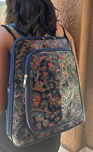 VALGATI Genuine Leather Designer Backpack (Cognac)