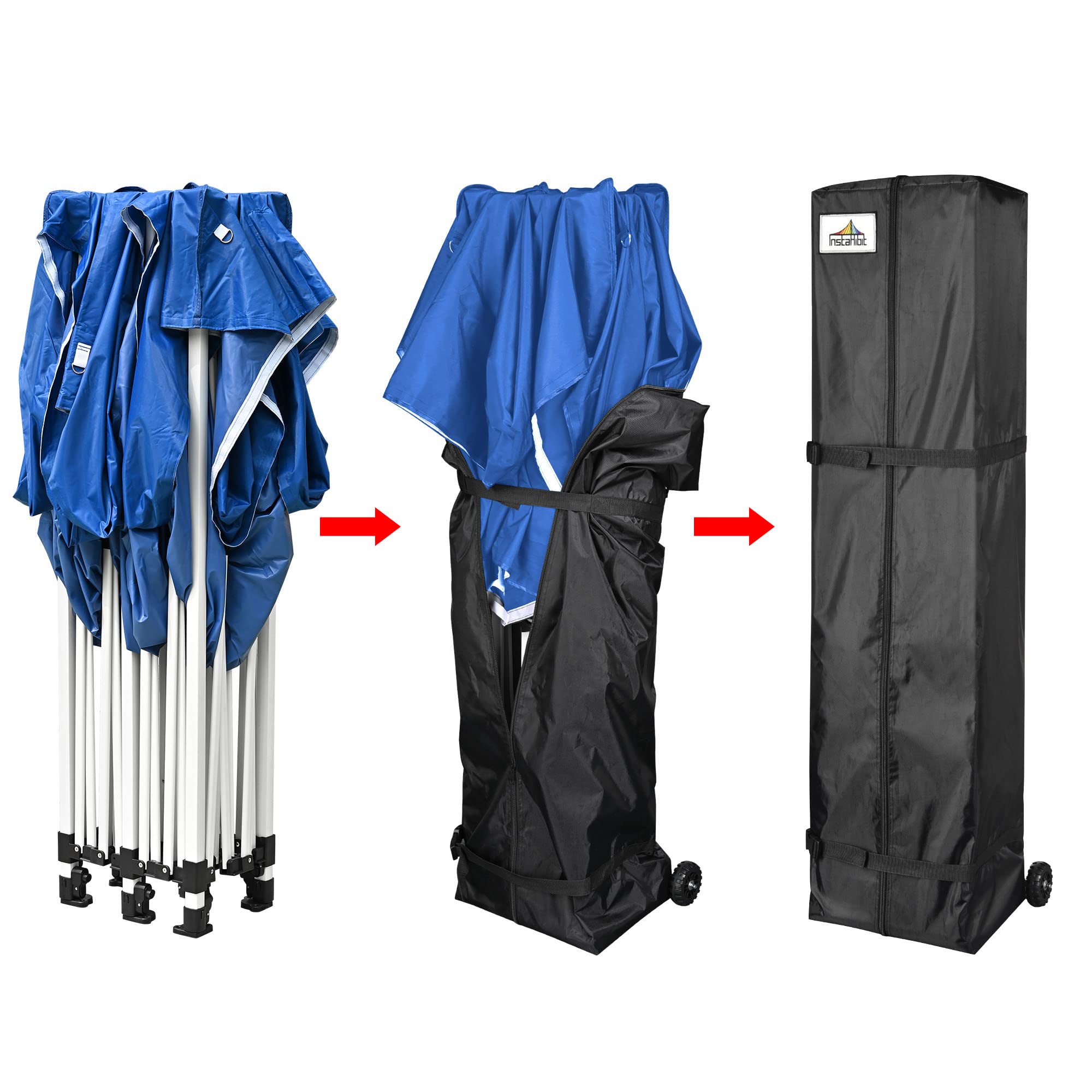 Instahibit Pro XL Canopy Carry Bag Wheeled for 10x15' Popup Event Shelter Tent Storage Case