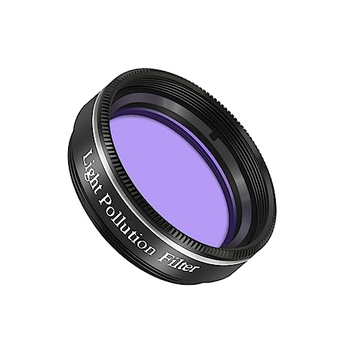 WEOOEN 1.25inch Light Pollution Filter for Telescope, Perfect for Viewing Moon and Planets, Metal Cell and Optical Glass