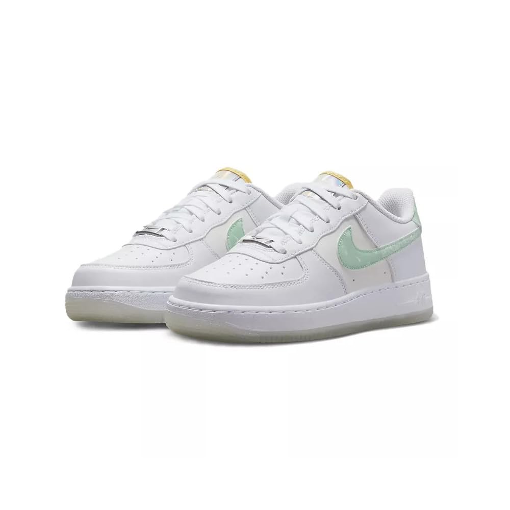 Nike Air Force 1 LV8 GS (Big Kid) White/Mint Foam/White/Phantom 5.5 Big Kid M