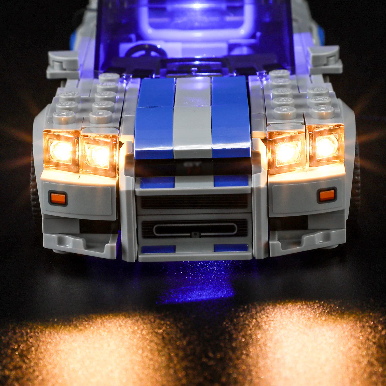BRIKSMAX Led Lighting Kit for LEGO-76917 2 Fast 2 Furious Nissan Skyline GT-R (R34) - Compatible with Lego Building Blocks Model- Not Include Lego Set