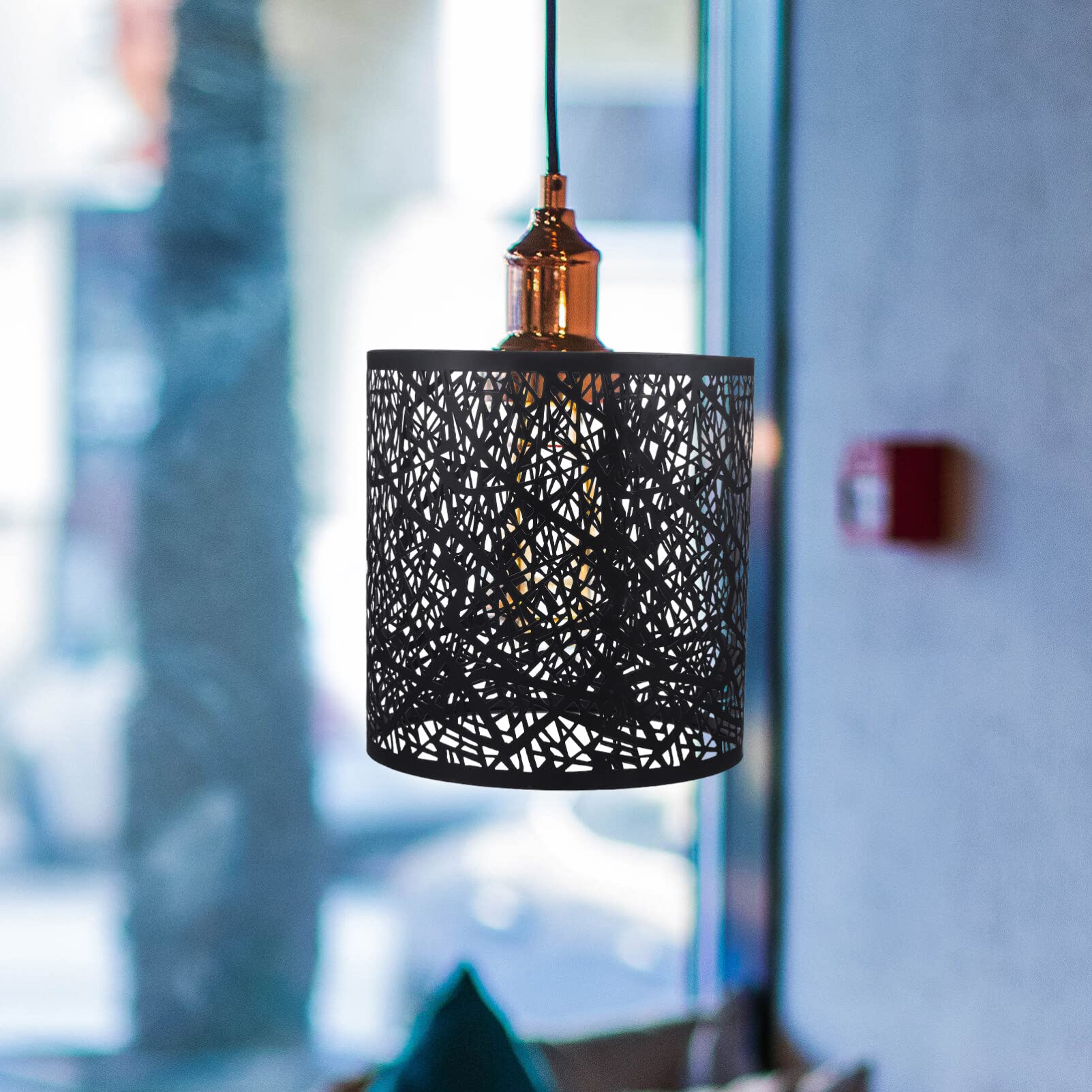 Wrought Iron Hollow Lampshade Black Lampshades Lamp Shade Large Lamp Shade Replacement Table Lampshade Metal Lampshade Floor Lampshade Table Lamp Shades Lampshades for Table Lamp