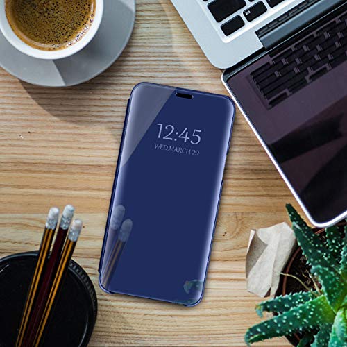 Samsung Galaxy S20 Case - Flip Leather Cover with S-View Mirror, Kickstand & Anti-Scratch Protection