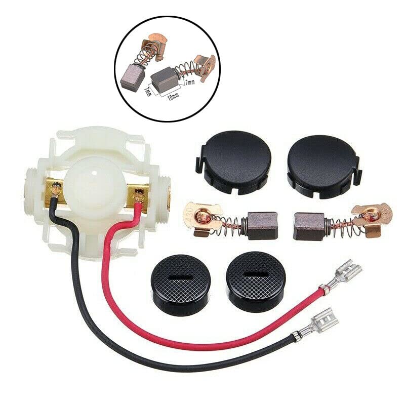 DAGIJIRD Chainsaw Replacement Carbon Brush + Cap + Cover + Brush Holder Kit for BGA450 BGA452 DGA452
