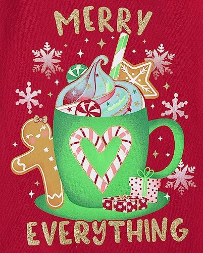 The Children's Place Unisex-Baby And Newborn Long Sleeve Graphic Bodysuit Christmas 12-18 Months