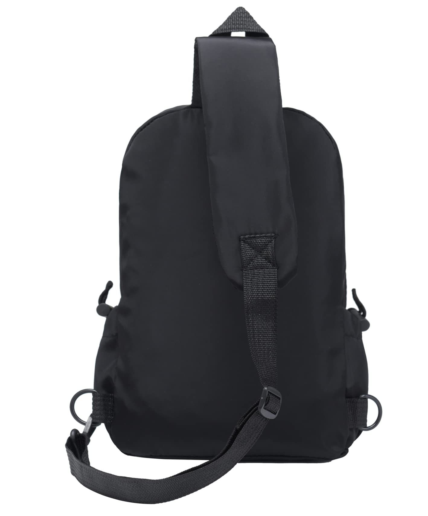 Small Crossbody Sling Backpack Sling Bag, Chest Bag Daypack Cross Body Bag Fanny Pack for Outdoors Traveling Hiking - Black
