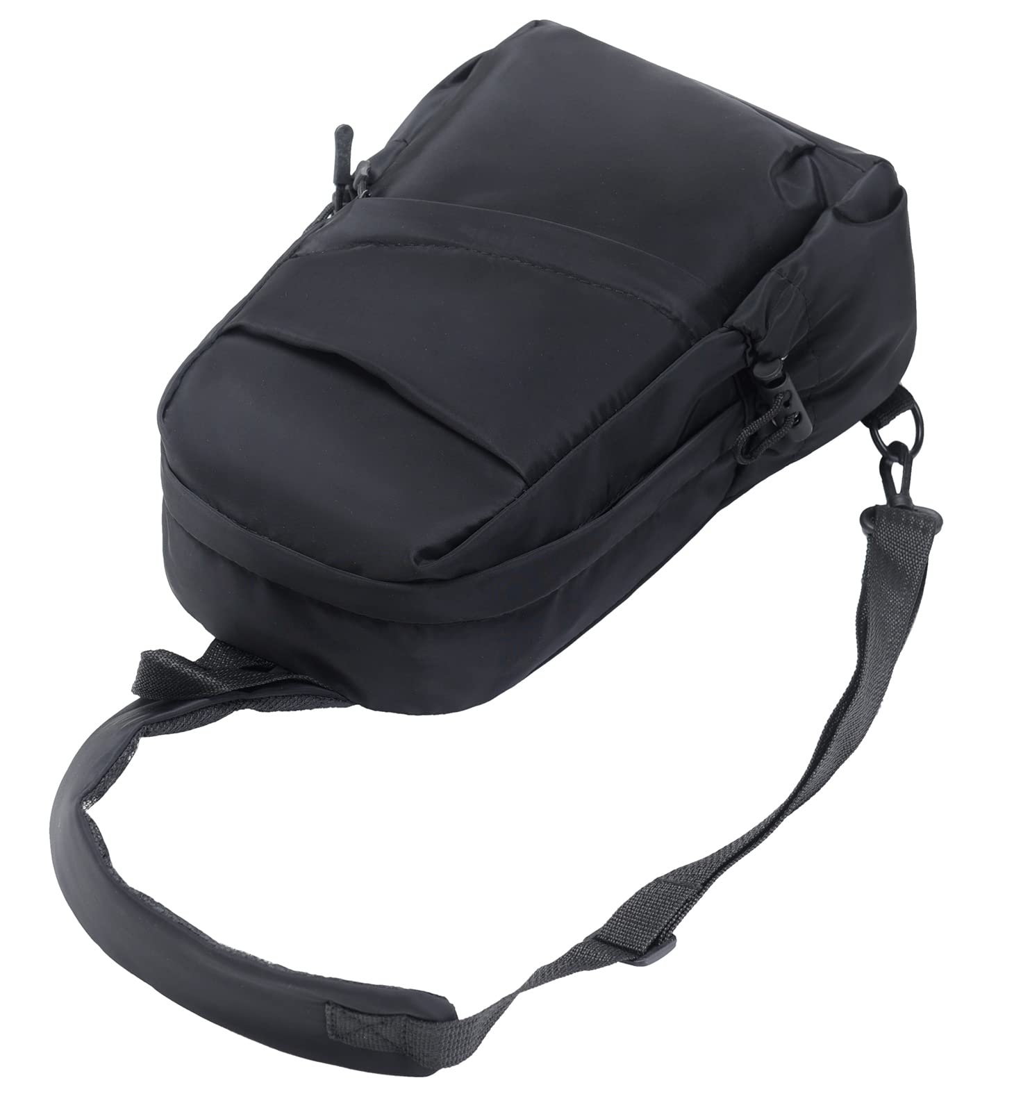 Small Crossbody Sling Backpack Sling Bag, Chest Bag Daypack Cross Body Bag Fanny Pack for Outdoors Traveling Hiking - Black