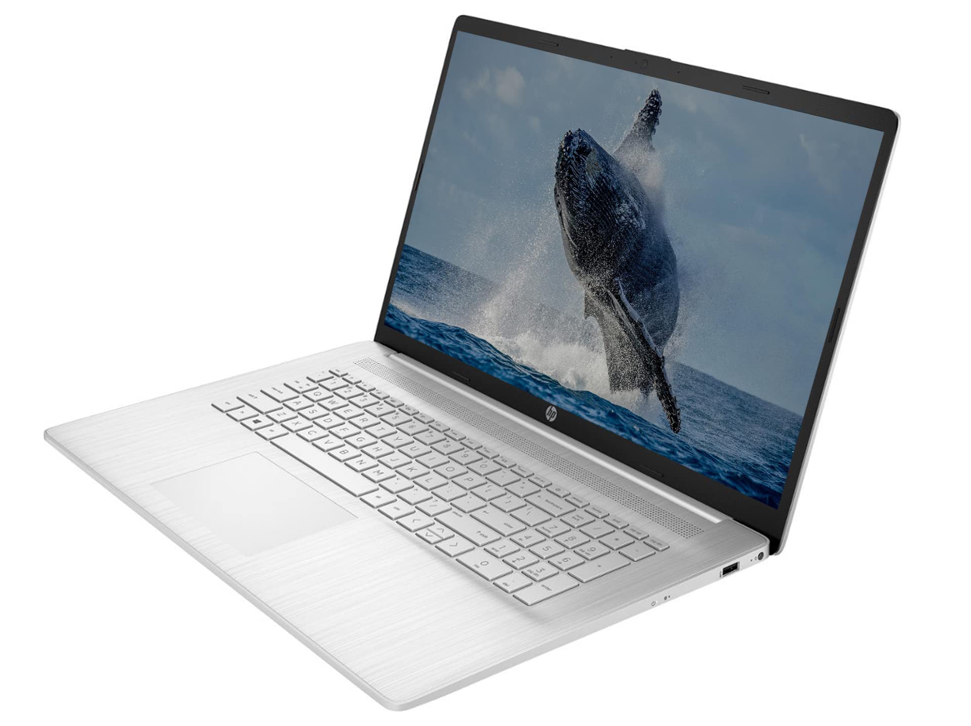 HP 17 HD+ Laptop, 2023 Upgrade, Intel Core i3-1125G4 (Quad-core), 64GB RAM, 1TB SSD, Webcam, Wi-Fi, HDMI, USB-C, Fast Charge,Bluetooth, Windows 11, School and Business Ready, ROKC HDMI Cable