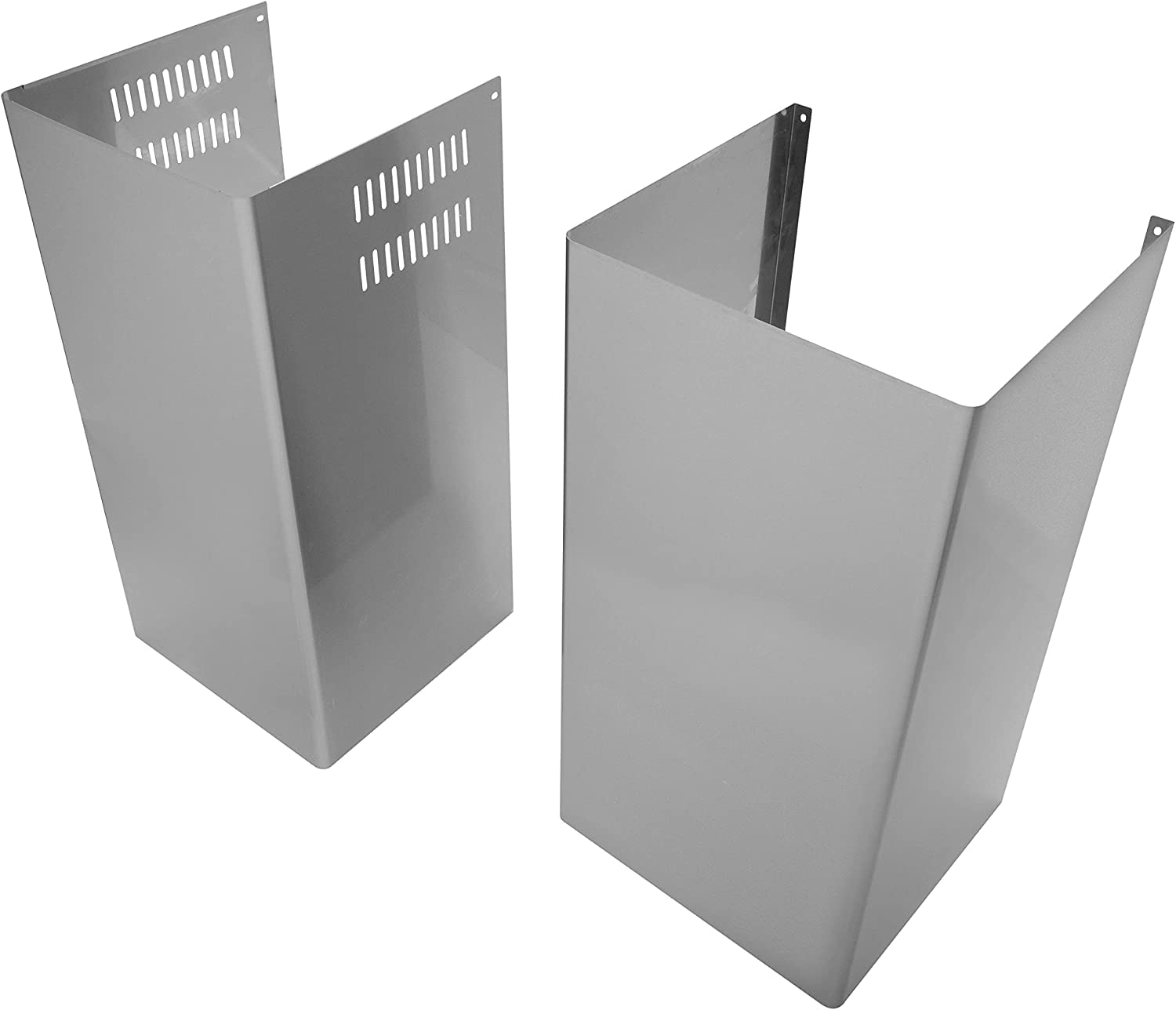 HTH HTHomeprod 30 Inch Wall Mount Range Hood Stainless Steel Chimney Extension Duct Cover Up to 10ft. Ceiling