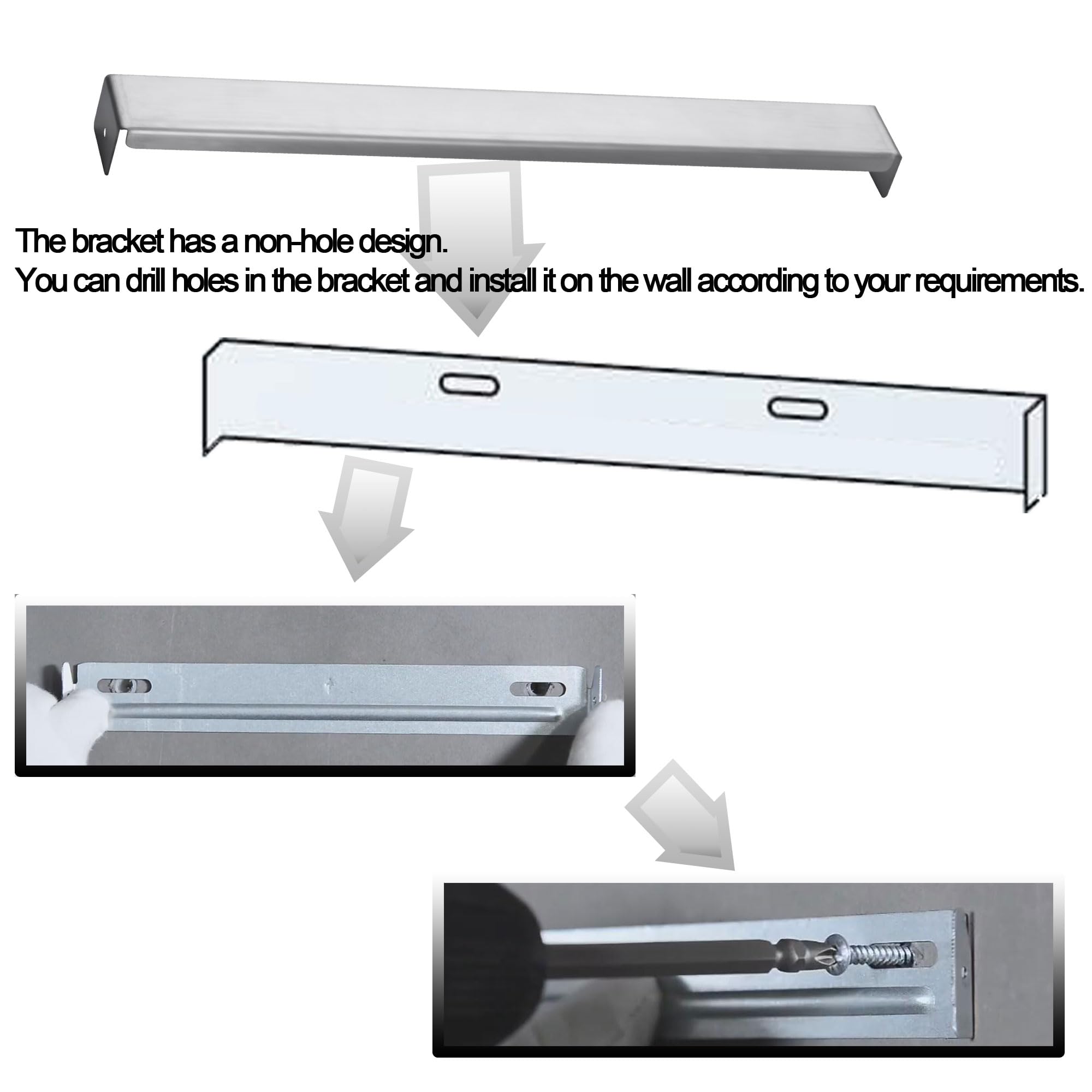 HTH HTHomeprod 30 Inch Wall Mount Range Hood Stainless Steel Chimney Extension Duct Cover Up to 10ft. Ceiling