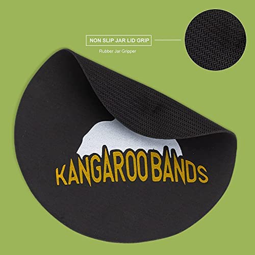 Regular Mouth 32 oz Quart Mason Jars With Lids And Bands 12-Pack) Bundled With, KangarooBands Jar Opener, And Package Of Jar Labels | Canning, Fermenting, Pickling, DIY Decors Projects