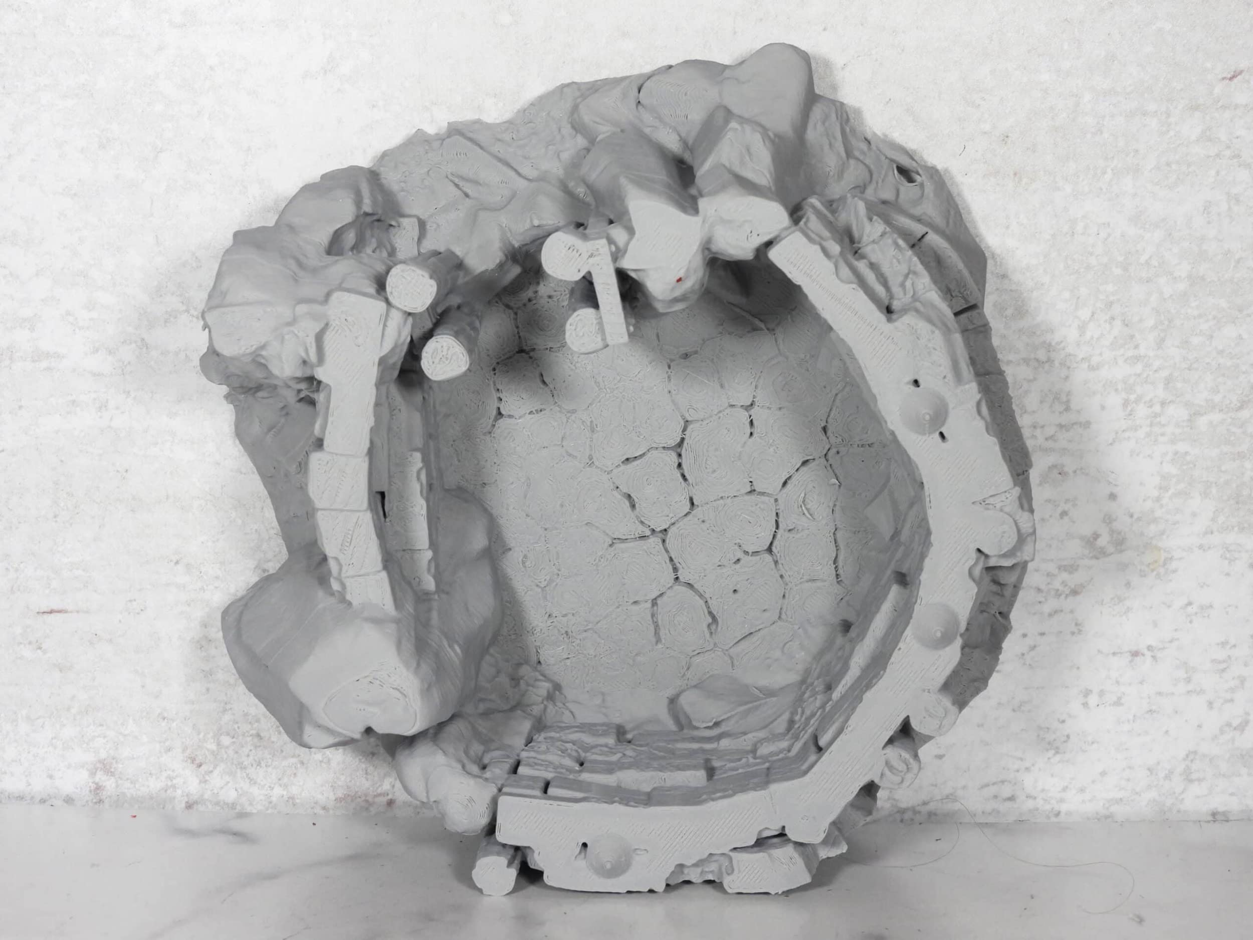 3D Printed Miniature: Badland Orc House #1 by GameScape3D