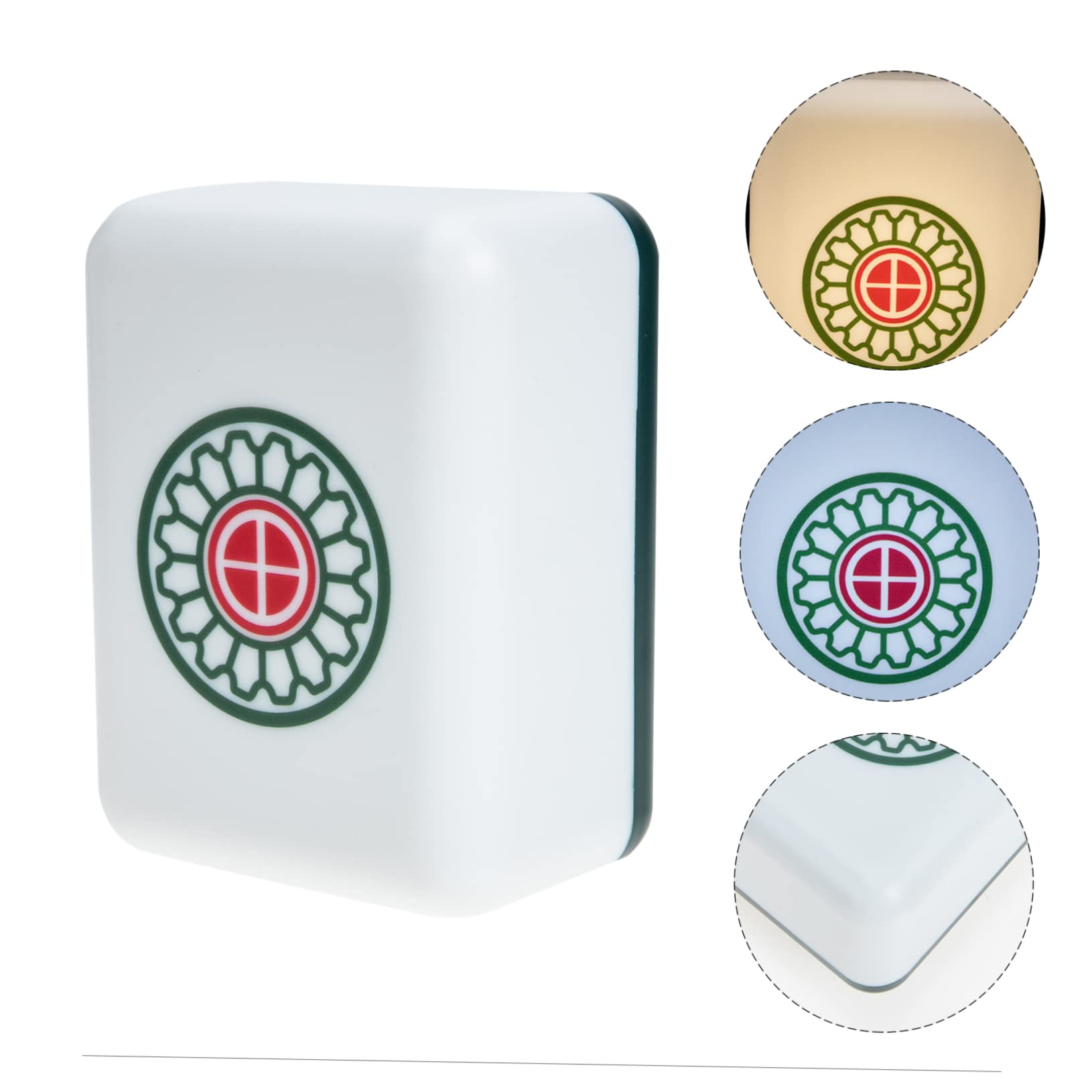OSALADI 1pc Mahjong Light Lampara De Decorative Night Lights Night Light for Nursery Silicone Night Lamp Cartoon Book Light Night Lamp Mahjong Decorative Lamp