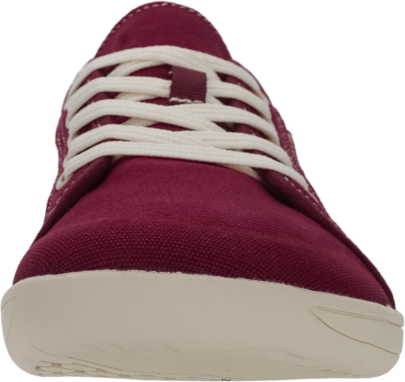 WHITIN Women's Canvas Minimalist Barefoot Shoes Extra Wide Width Toe Box Fashion Sneakers Zero Drop Size 8 Casual Walking Gym Tennis Comfy Flat Drving Athletic Classic Red Beige 39