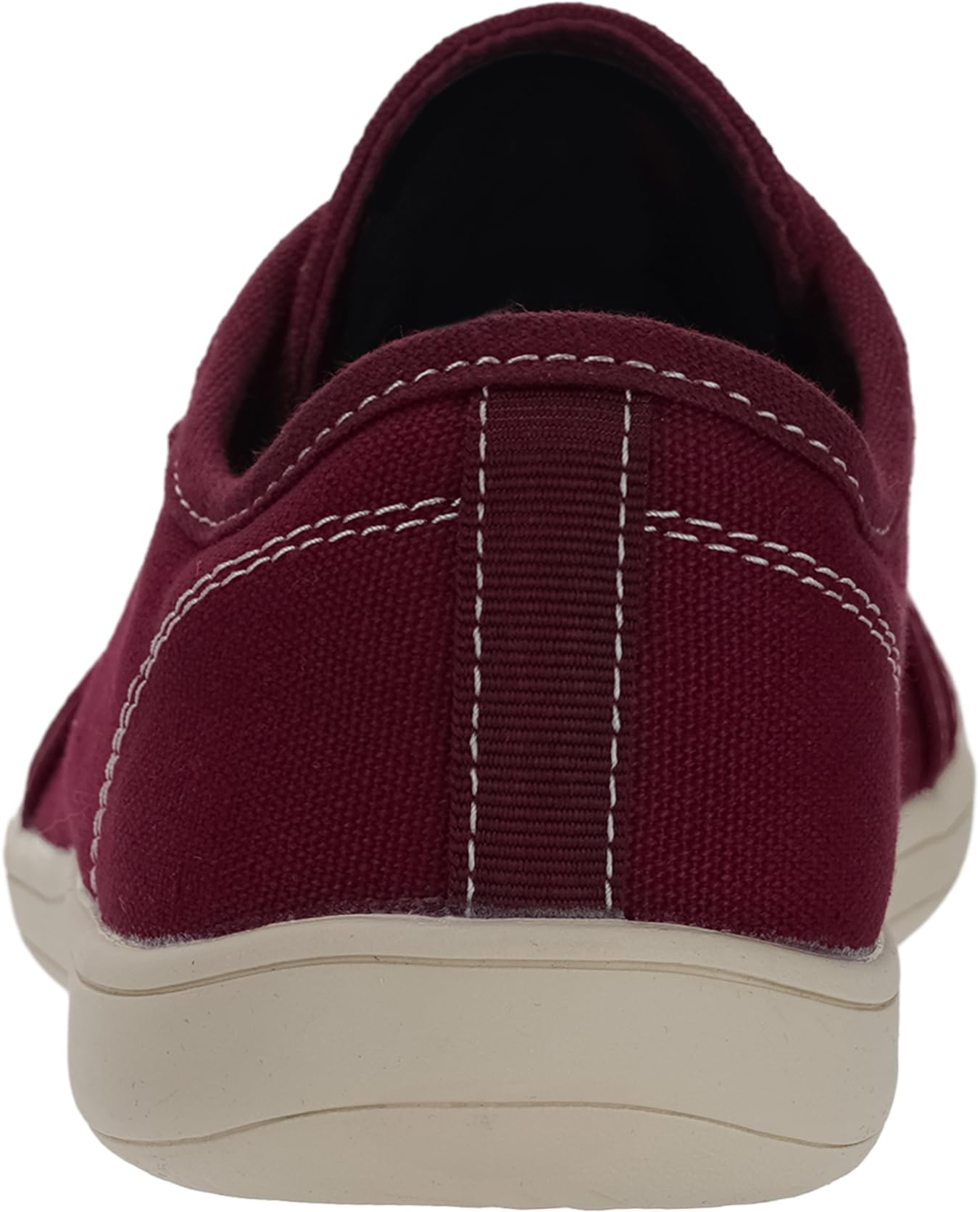 WHITIN Women's Canvas Minimalist Barefoot Shoes Extra Wide Width Toe Box Fashion Sneakers Zero Drop Size 8 Casual Walking Gym Tennis Comfy Flat Drving Athletic Classic Red Beige 39