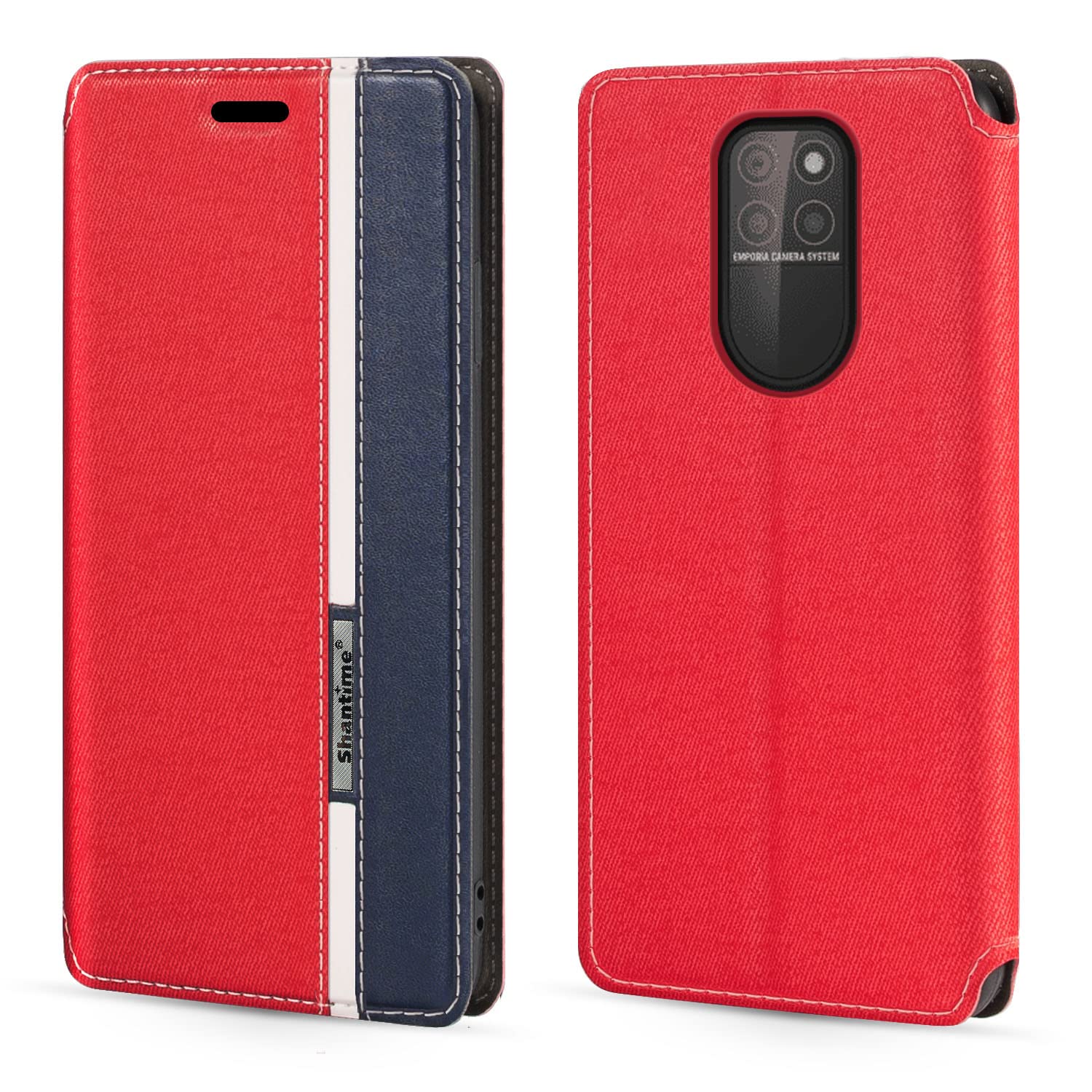 for Emporia Smart 5 Case, Fashion Multicolor Magnetic Closure Leather Flip Case Cover with Card Holder for Emporia Smart 5 (5.5”)
